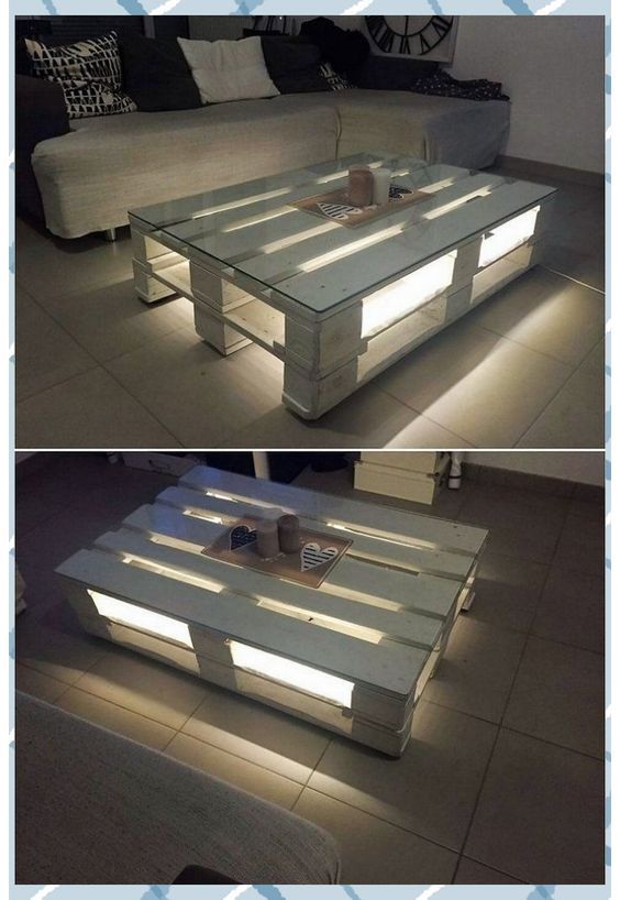 37 top idées de tables basses en palettes