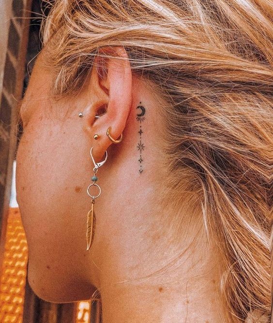 Tatouage Derriere L Oreille