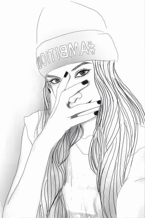 33 Dessins De Filles Ado Swag à Colorier
