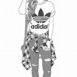Coloriage Ado Swag