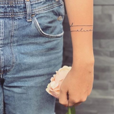 Tatouage Poignet Femme Prenom