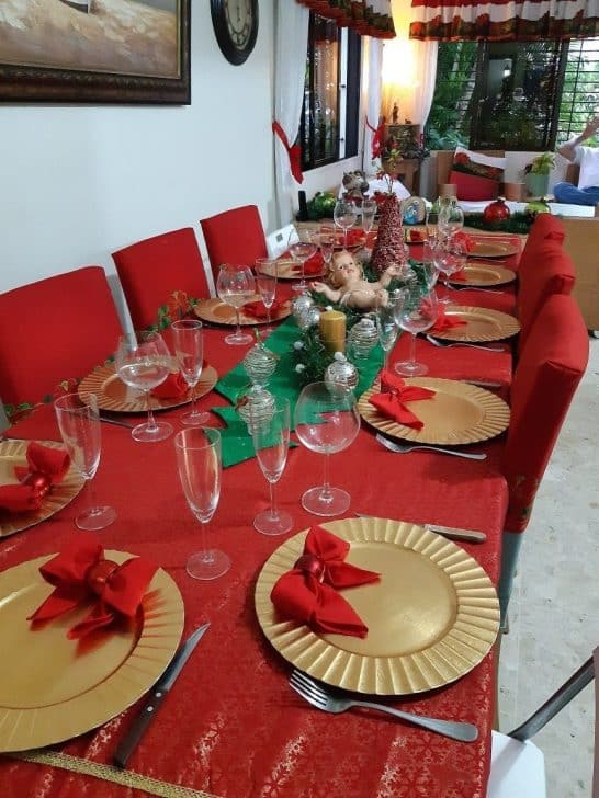 80 Décorations de tables de Noël et repas de Noël