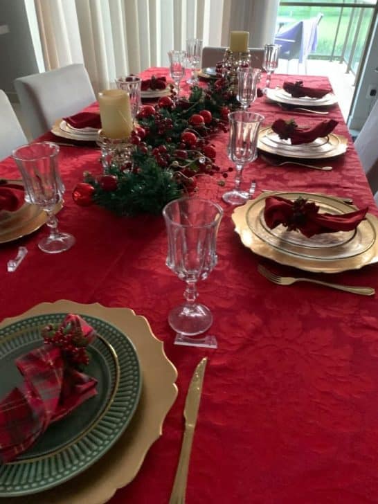 80 Décorations de tables de Noël et repas de Noël