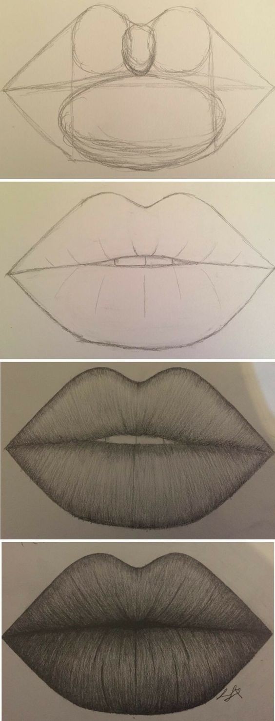 42 top idées & tutos de dessin de bouche : pour apprendre à dessiner ...