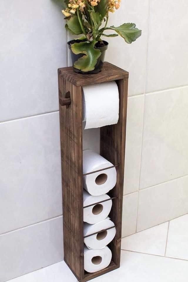 Range Papier Toilette Bois