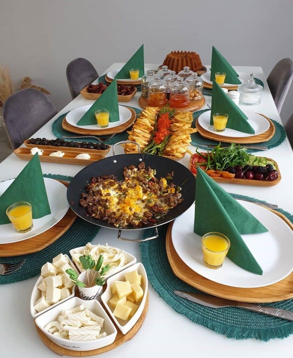 80 Décorations de tables de Noël et repas de Noël